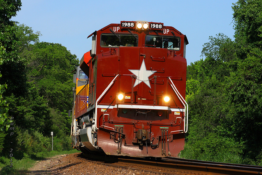 Westbound UP Work Train
